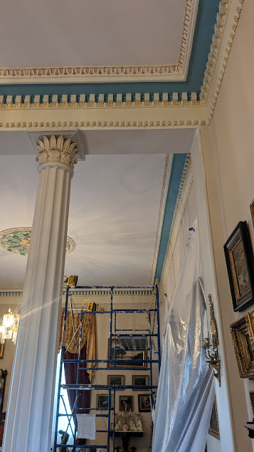 Double Parlor During Restoration